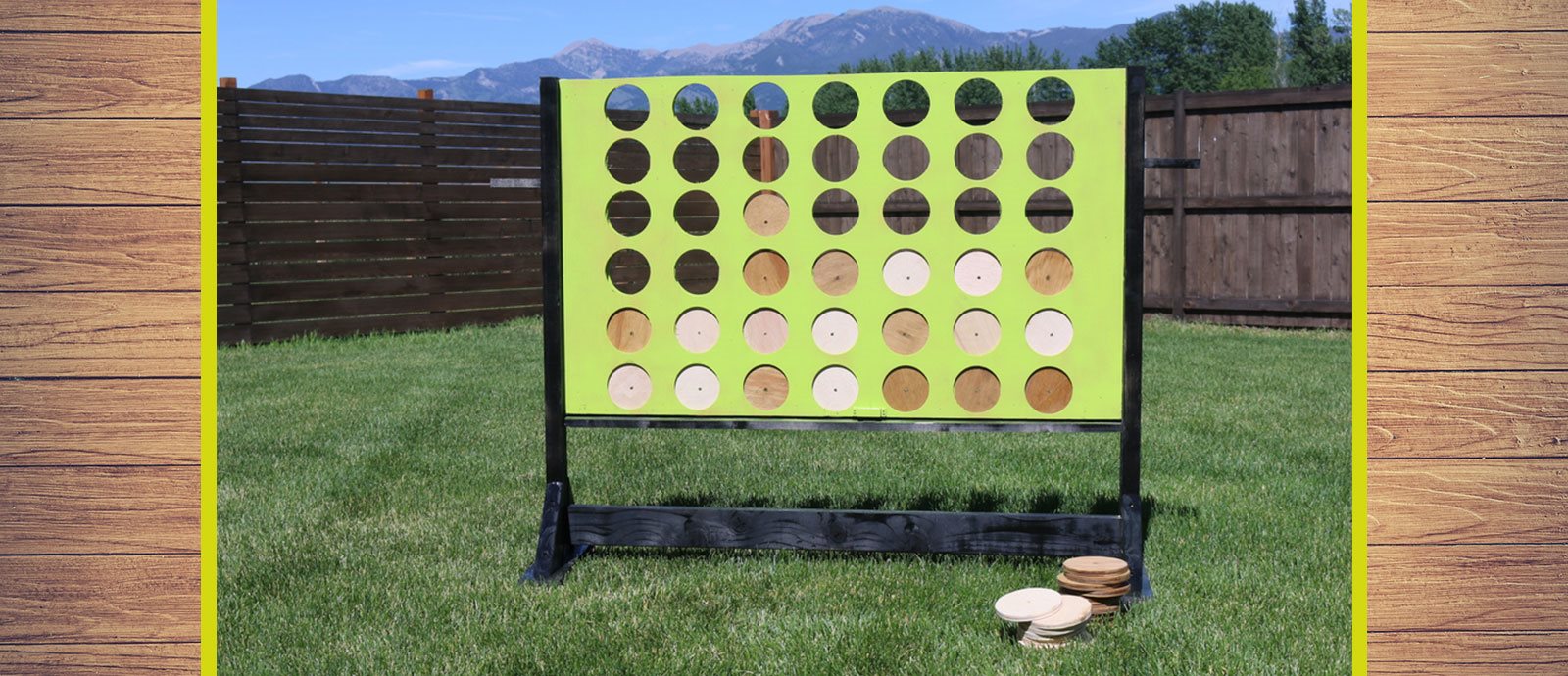 Cuatro en raya para tu jardín | Líderes en bricolaje